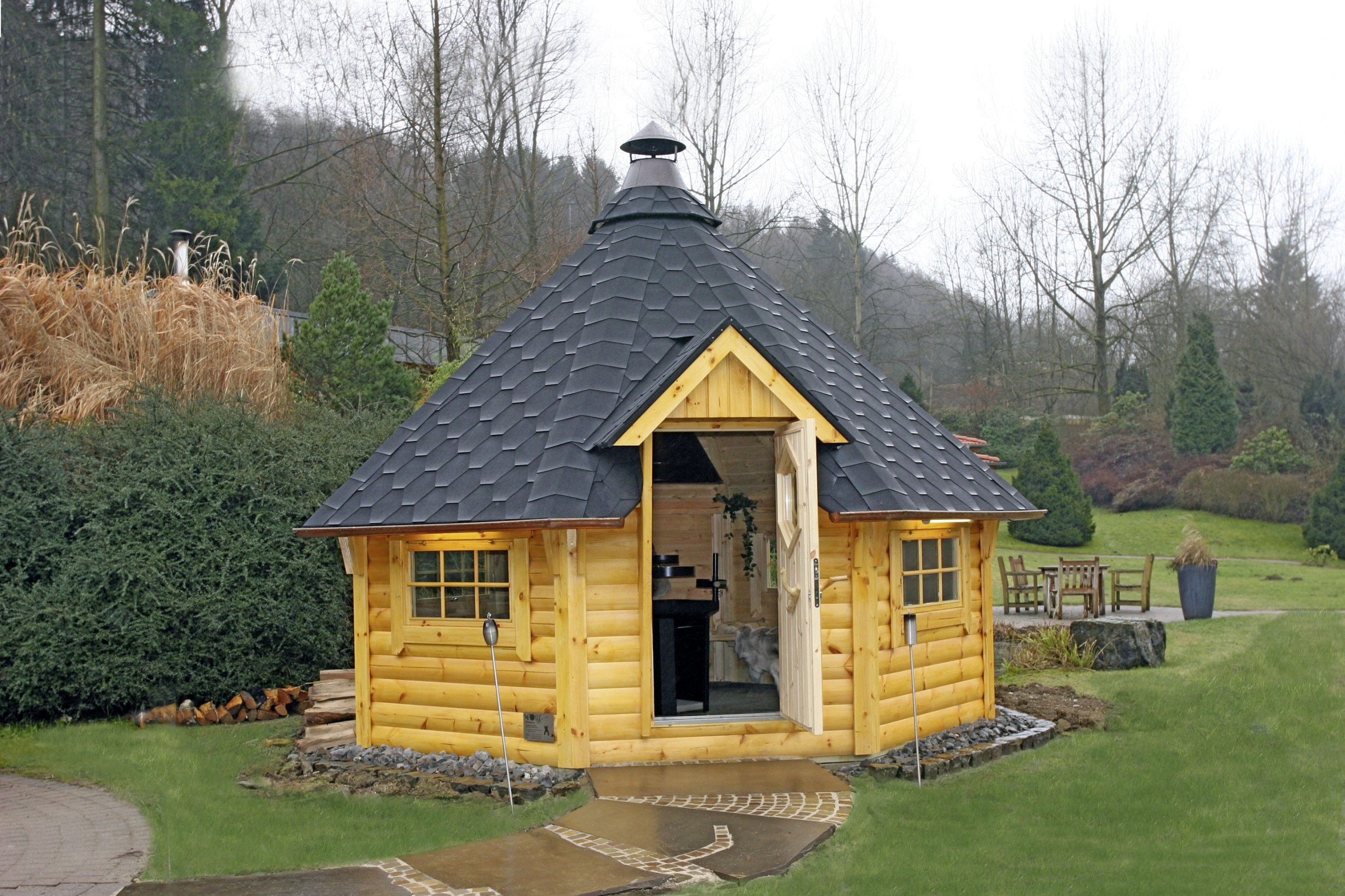 Grillkota 12 m² Grill-Pavillion bei FINNWERK