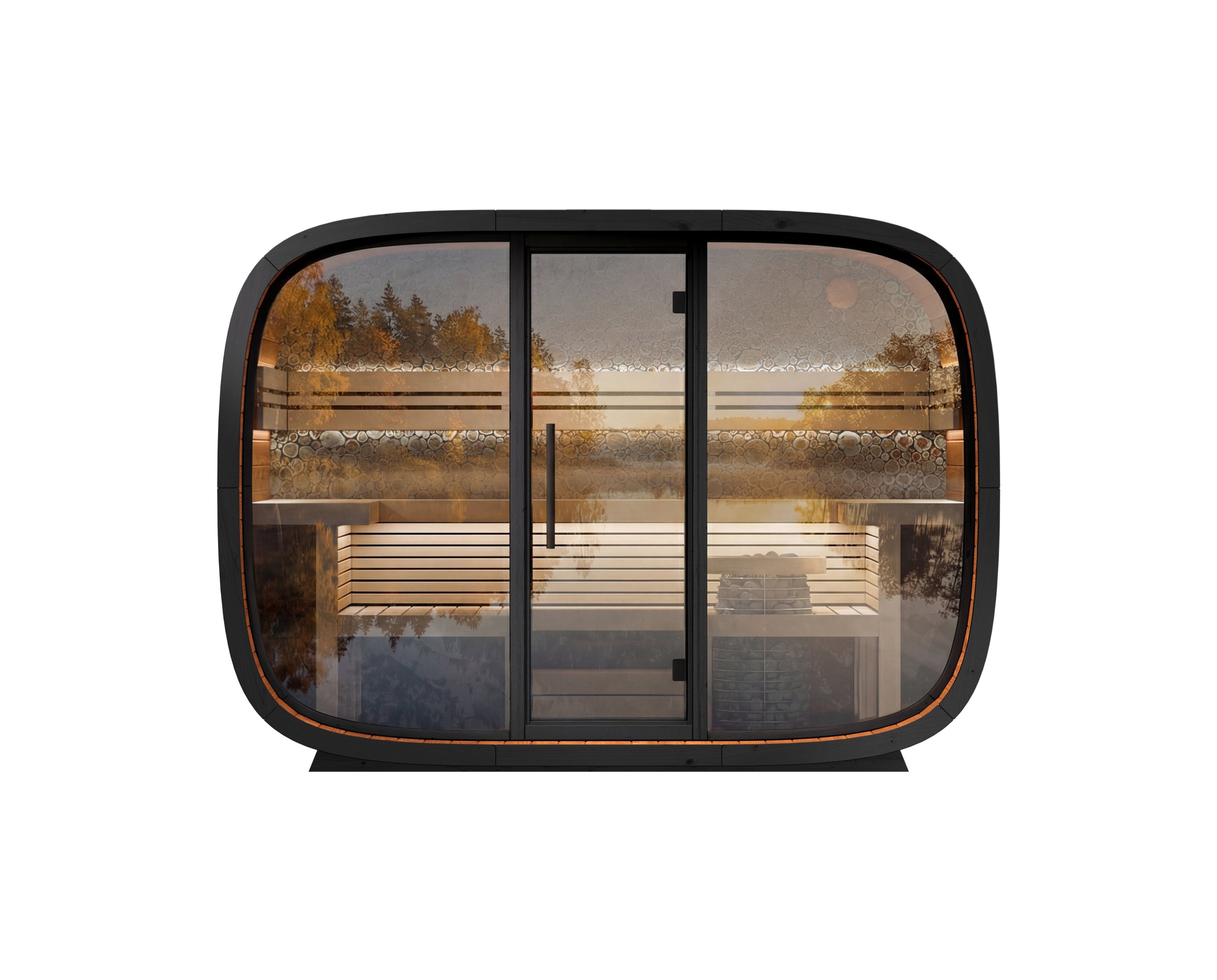 Gartensauna Round Cube Relax