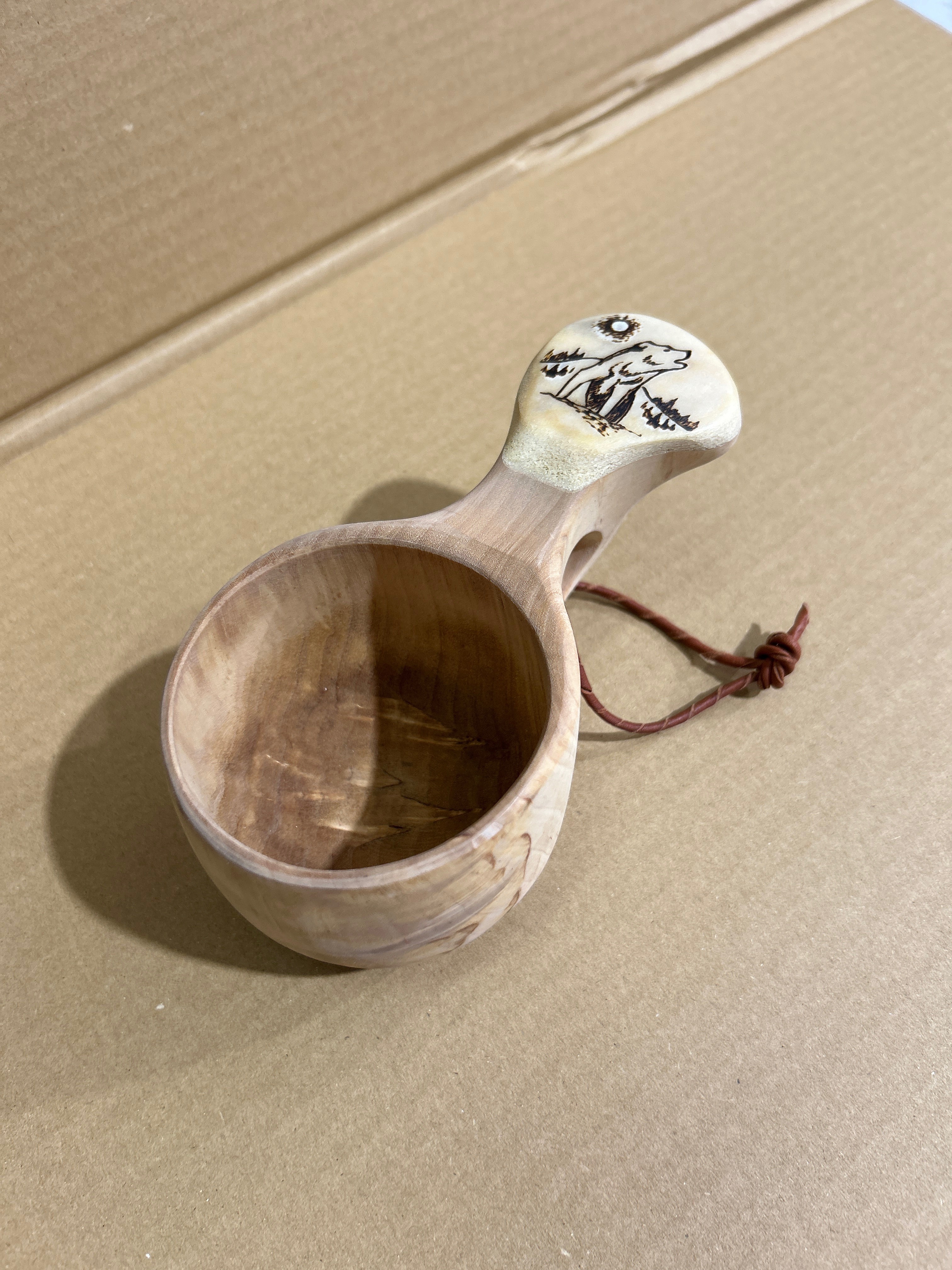Wolf-Motiv Kuksa | FINNWERK Outlet
