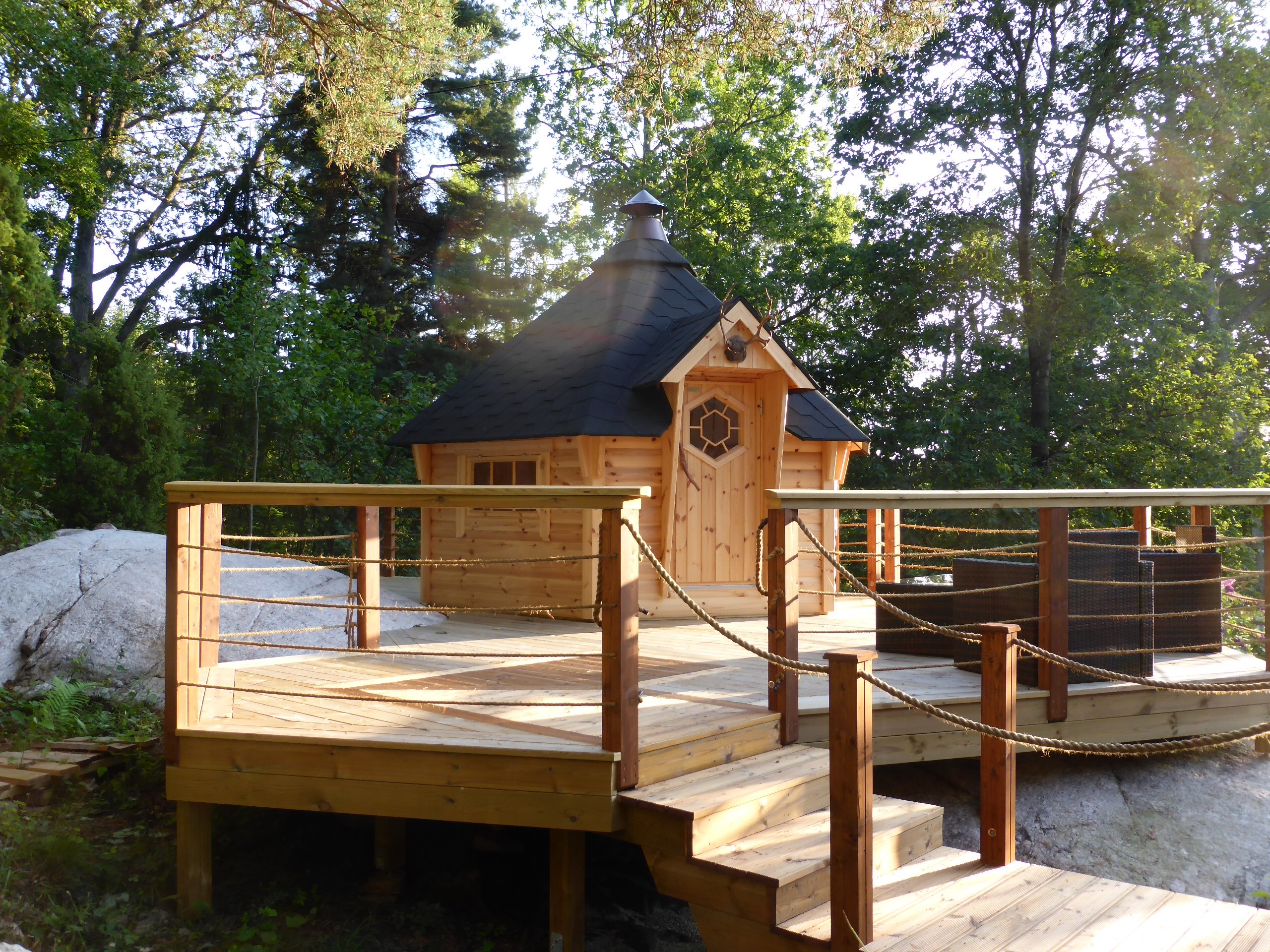 Grillkota 9 m² Grill-Pavillion bei FINNWERK