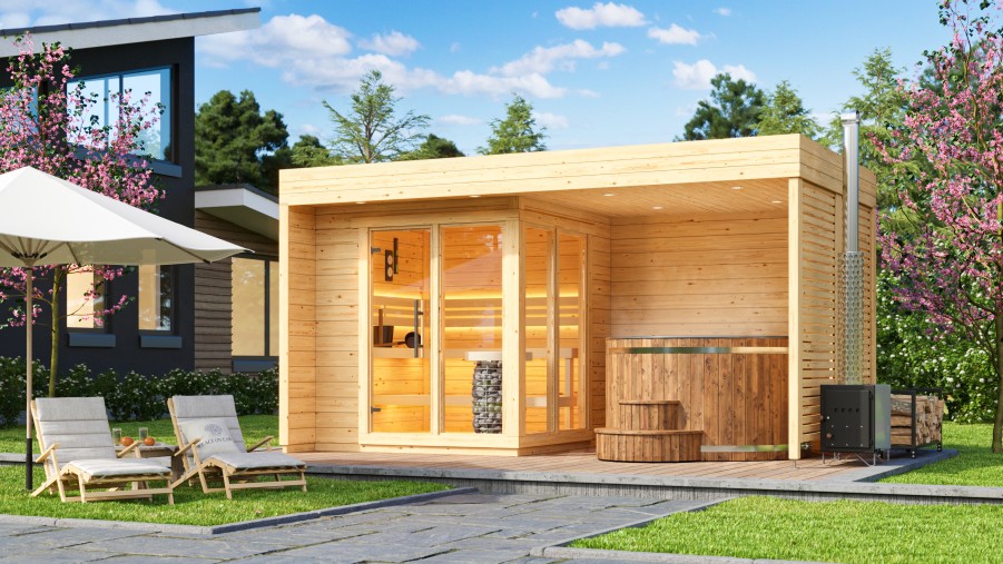 Blocksauna Element Relax| FINNWERK