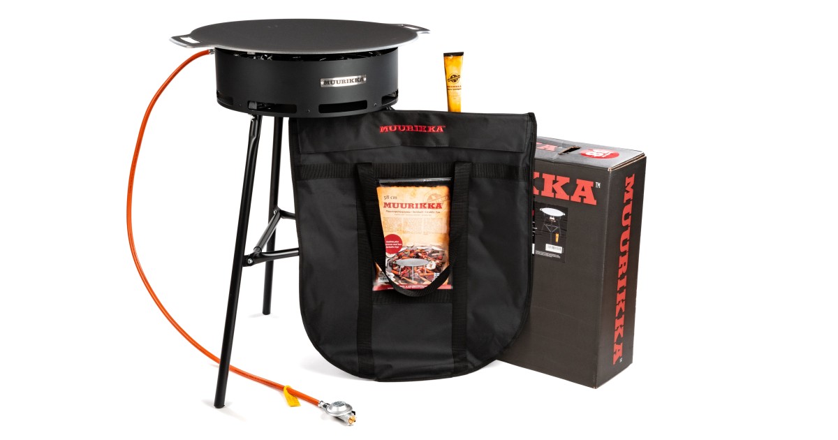 MUURIKKA Gasbrenner D400 + Muurikka 58 Set | FINNWERK